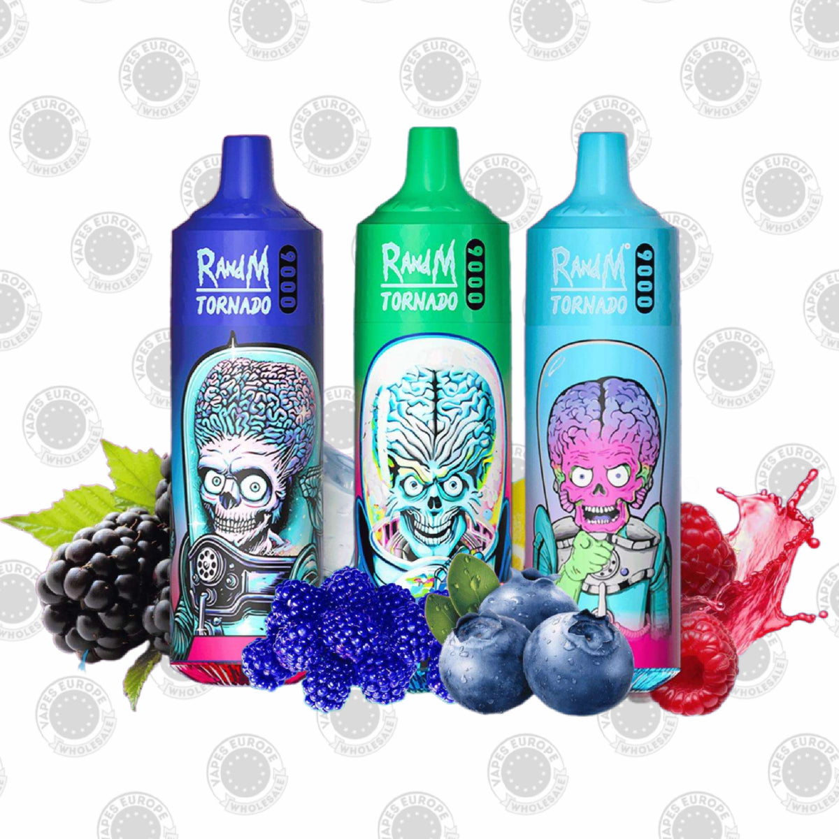 RAndM Tornado 9000 Box of 10 - Mix Flavours (Random)